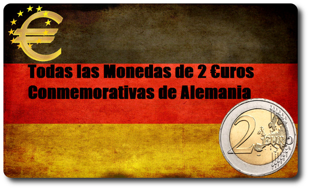 Todas las Monedas de 2 Euros Conmemorativas de Alemania | Numismatica ...