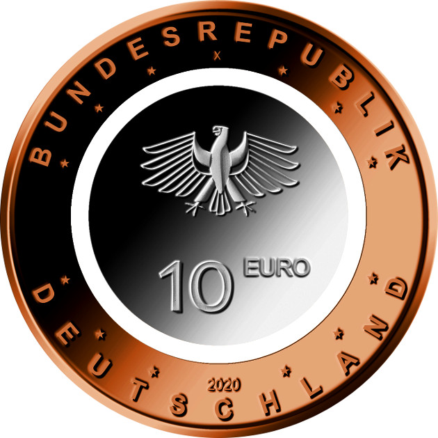 Primera moneda del mundo bimetálica y con polímero | Numismatica Visual