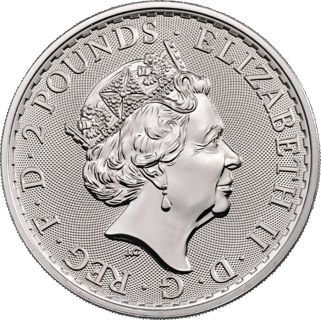 Moneda de una onza de plata Britannia 2020 | Numismatica Visual