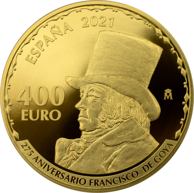 Monedas por el 275 Aniversario de Francisco de Goya | Numismatica Visual