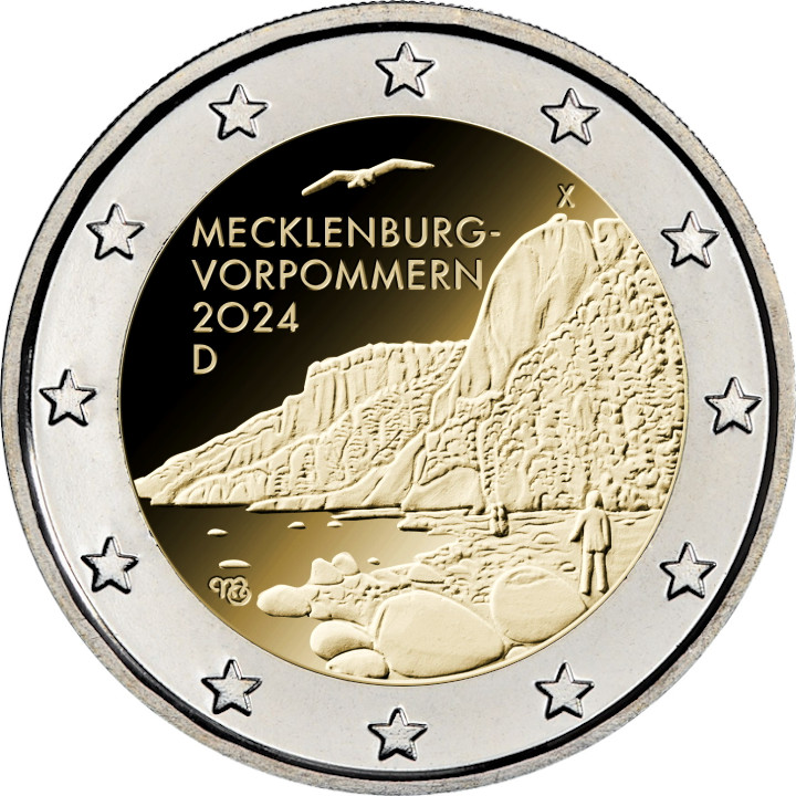 Así lucirá la moneda de 2 euros cc de Alemania en 2024 | Numismatica Visual