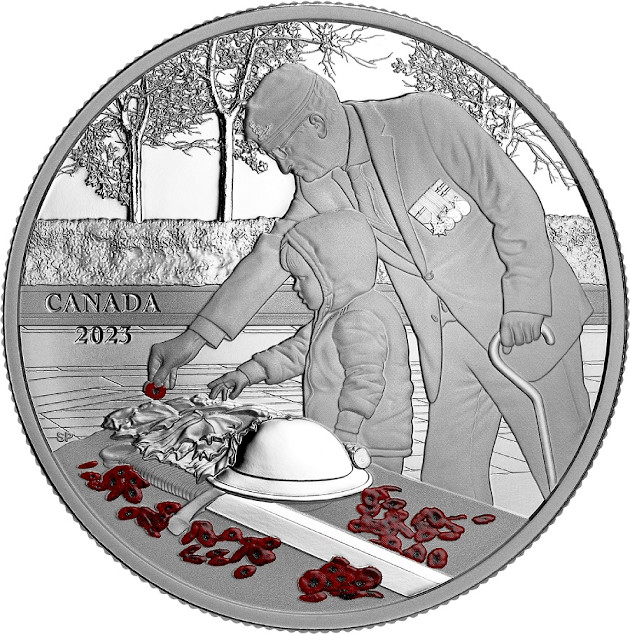 Moneda de Canadá por el Remembrance Day | Numismatica Visual
