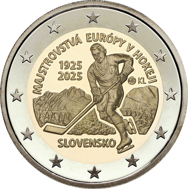 Esta es la moneda de 2 euros conmemorativa que se emite en Eslovaquia ...